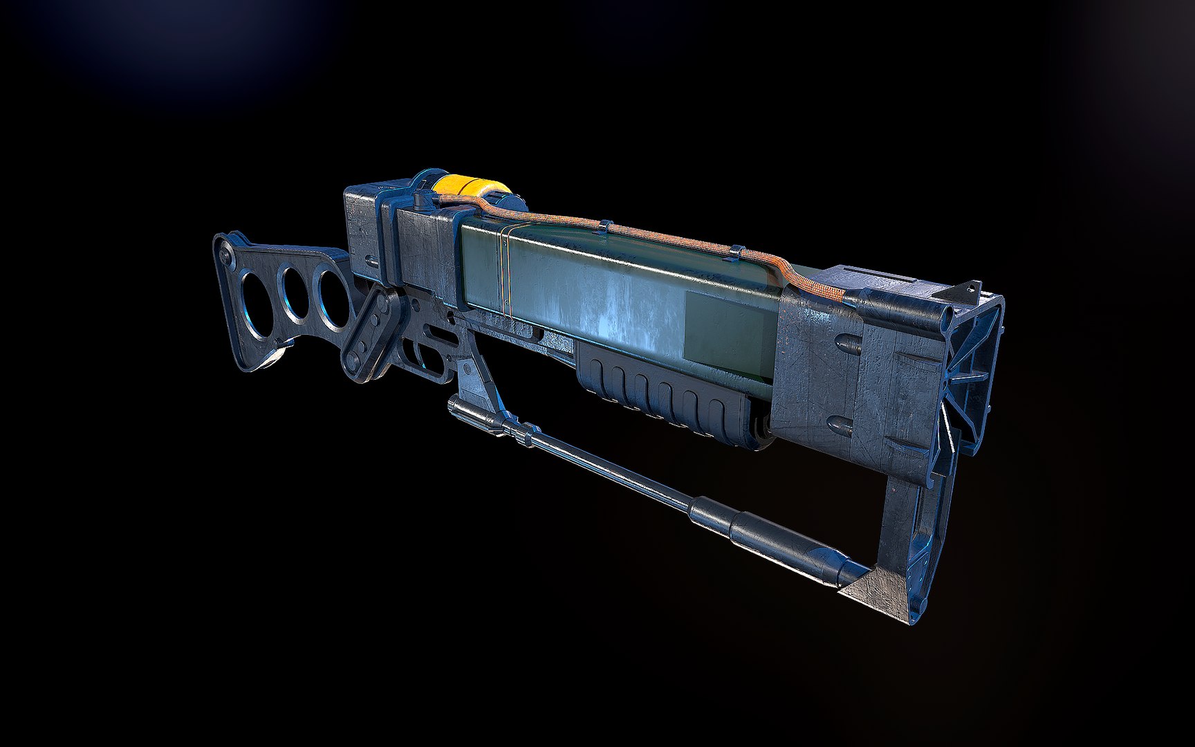 Aer9 Laser Rifle Fallout 3D Model - TurboSquid 2230119