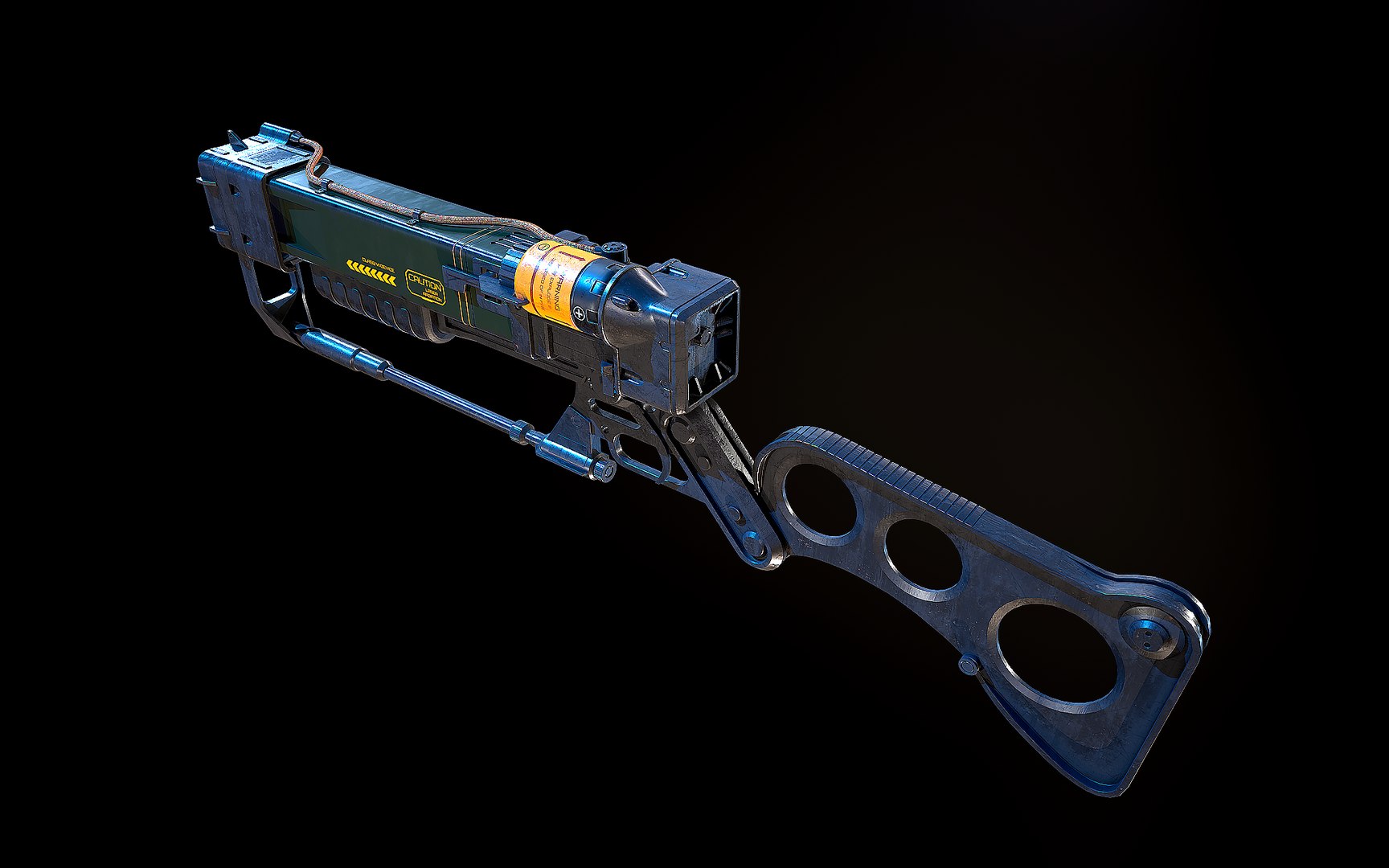 Aer9 Laser Rifle Fallout 3D Model - TurboSquid 2230119