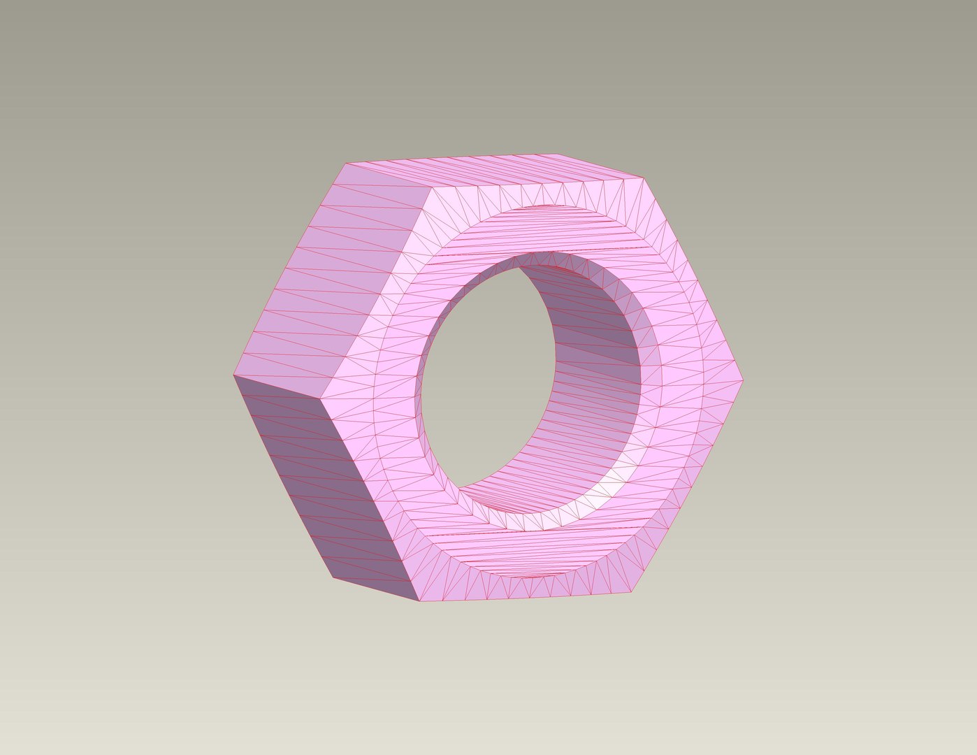 3d Model Nut