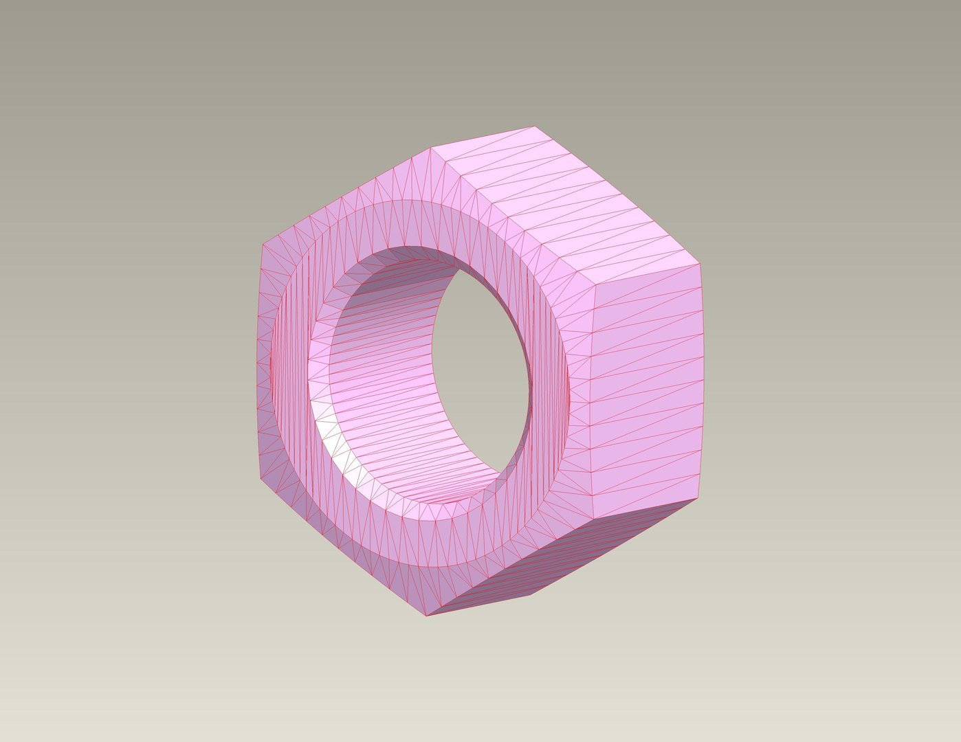 3d Model Nut