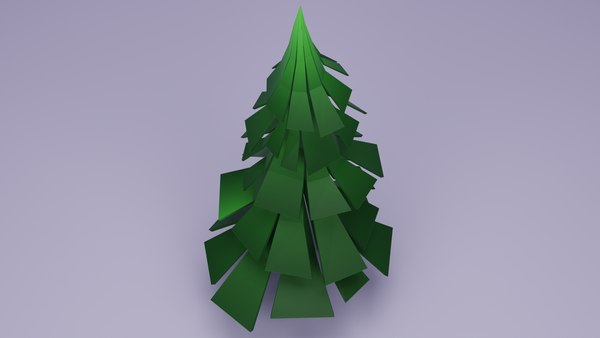 3D Stylized Pine Tree model - TurboSquid 1895028