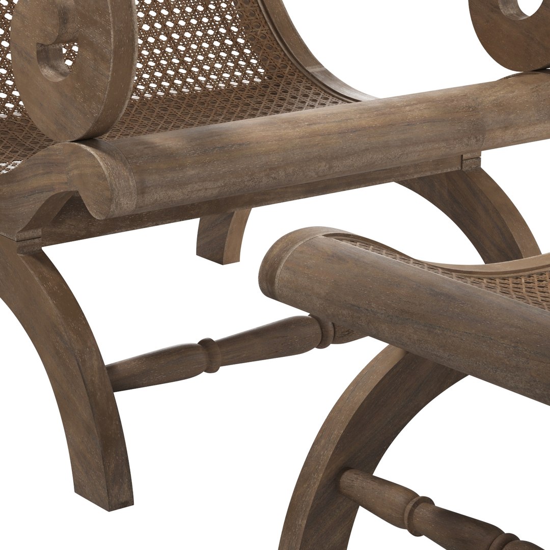 British Colonial Lounge Chair 3D Model - TurboSquid 2323377