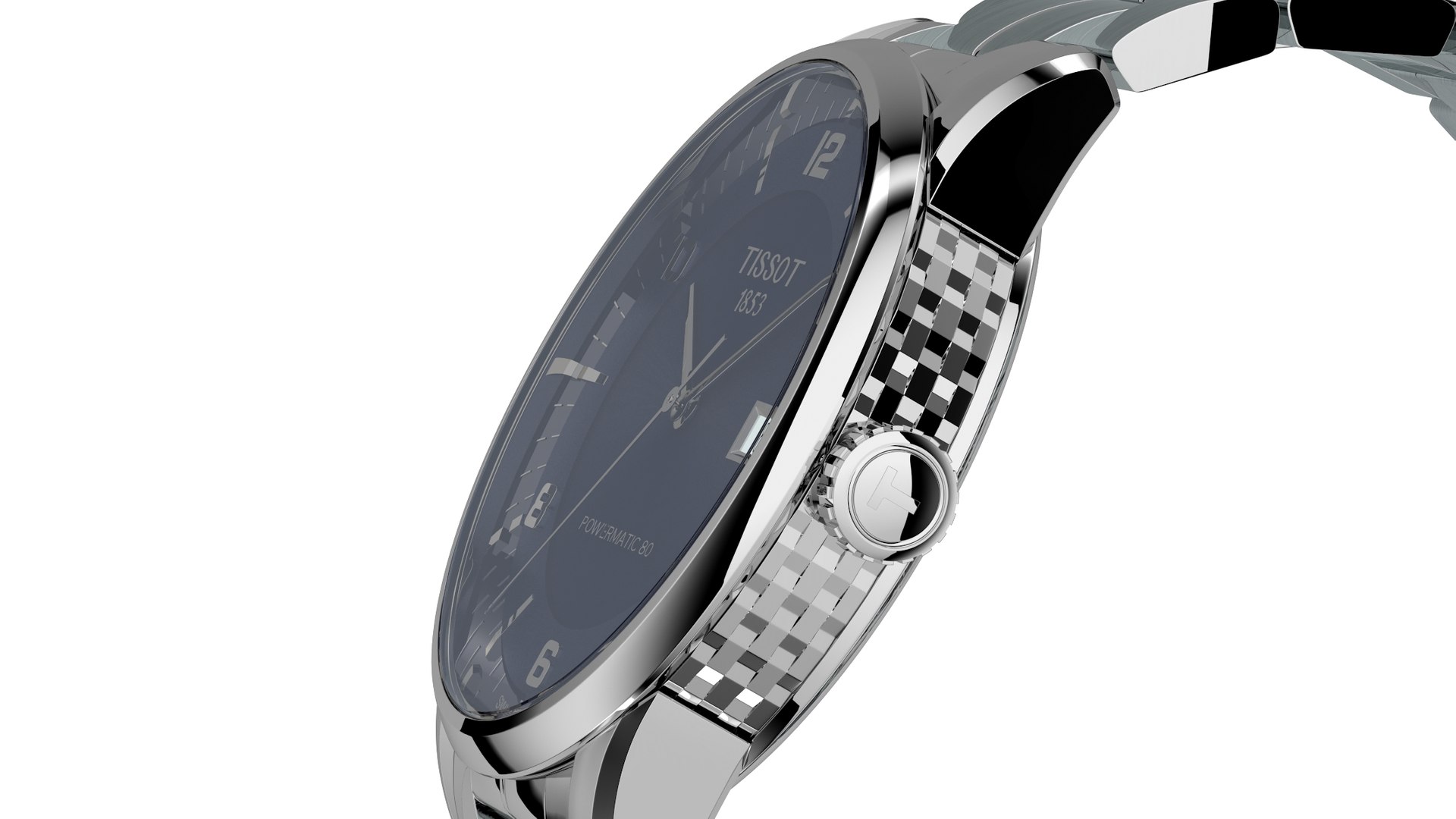 Tissot luxury power model - TurboSquid 1609454