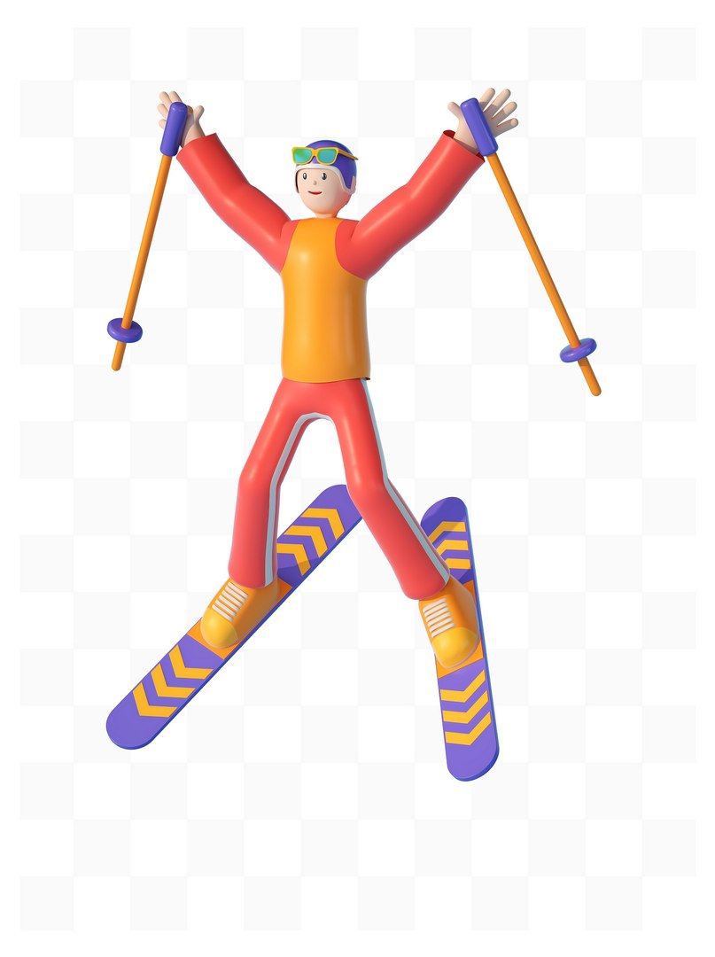 Ski 3D - TurboSquid 2028297