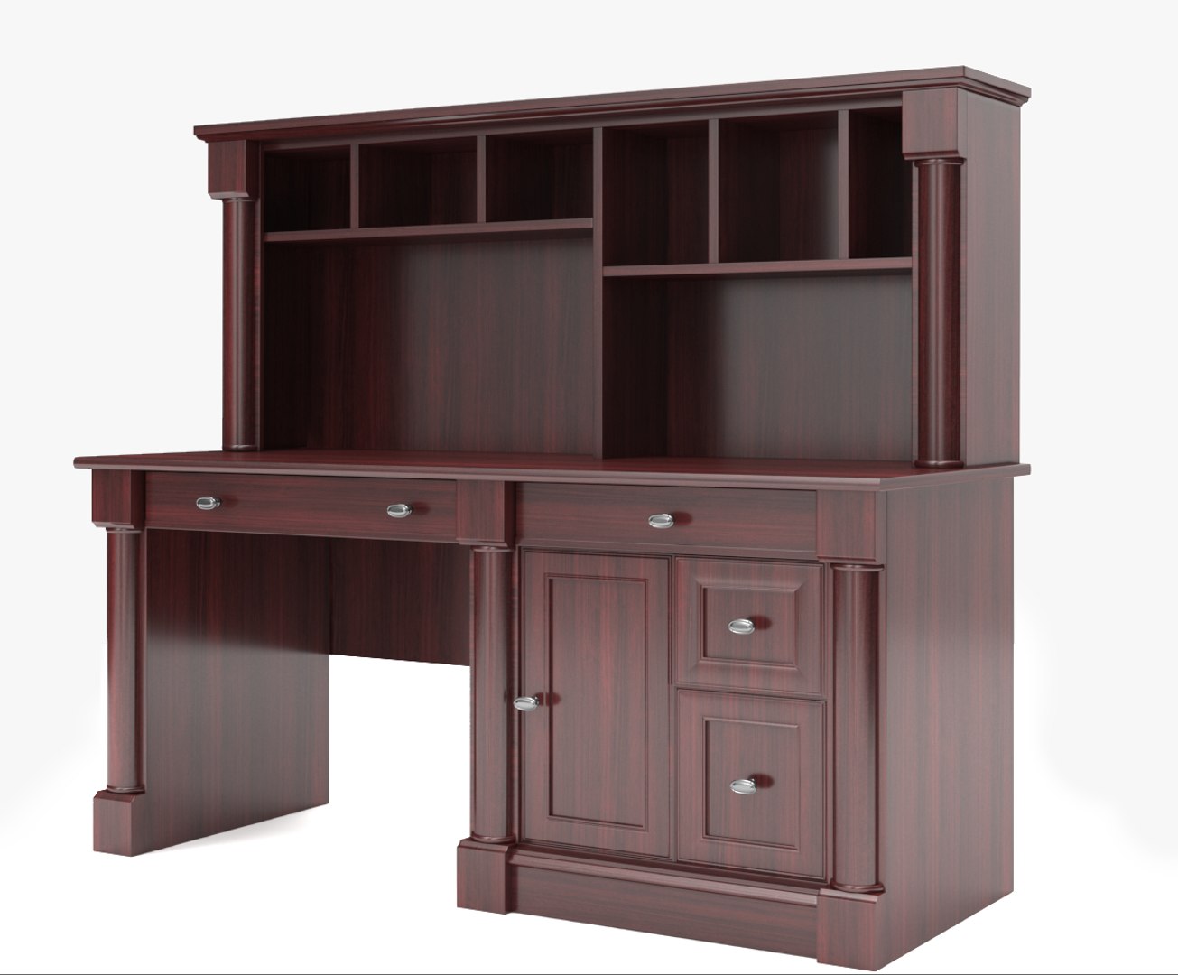 3D Model Classic Style Desk - TurboSquid 1366546