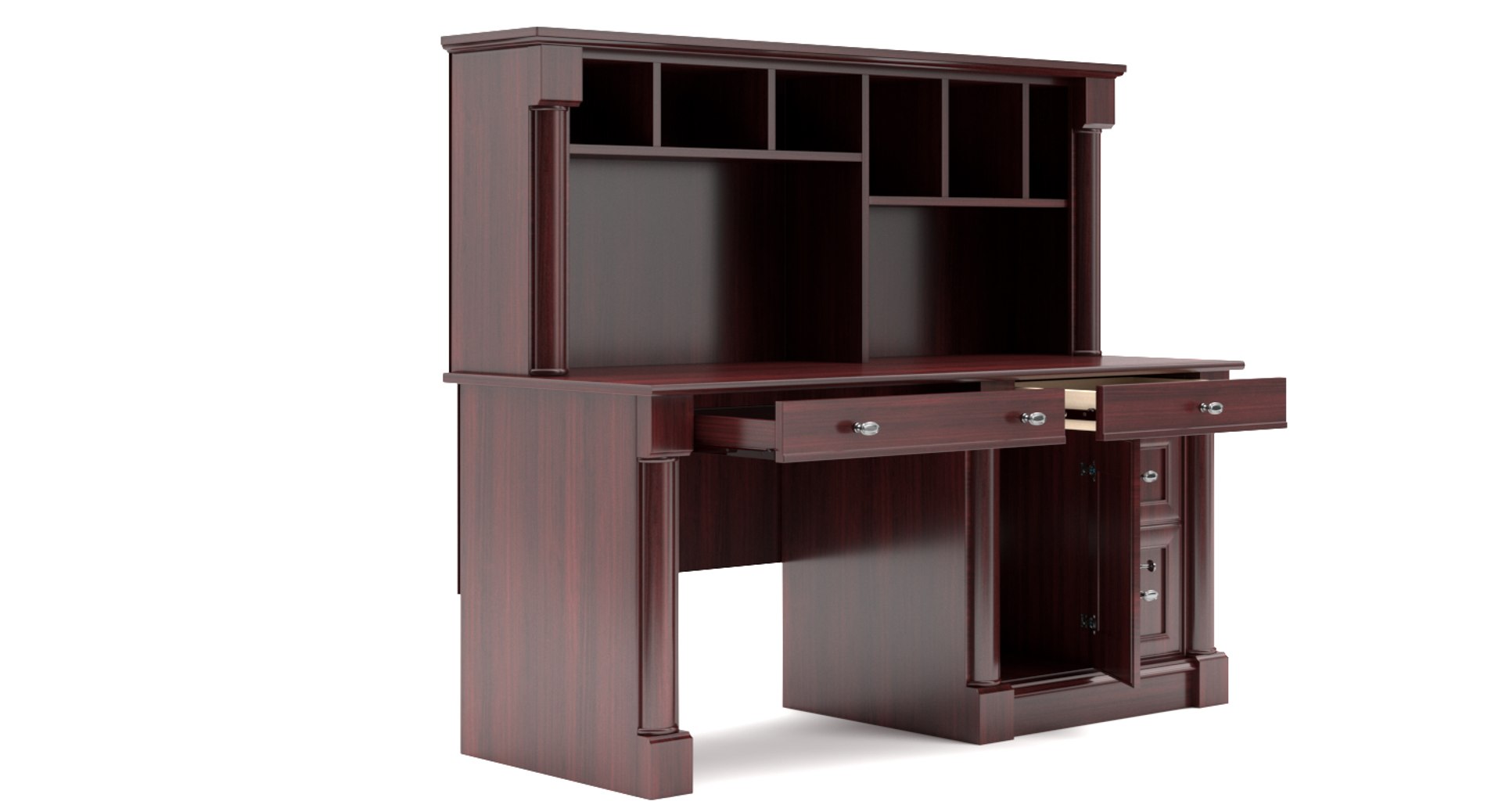 3D Model Classic Style Desk - TurboSquid 1366546