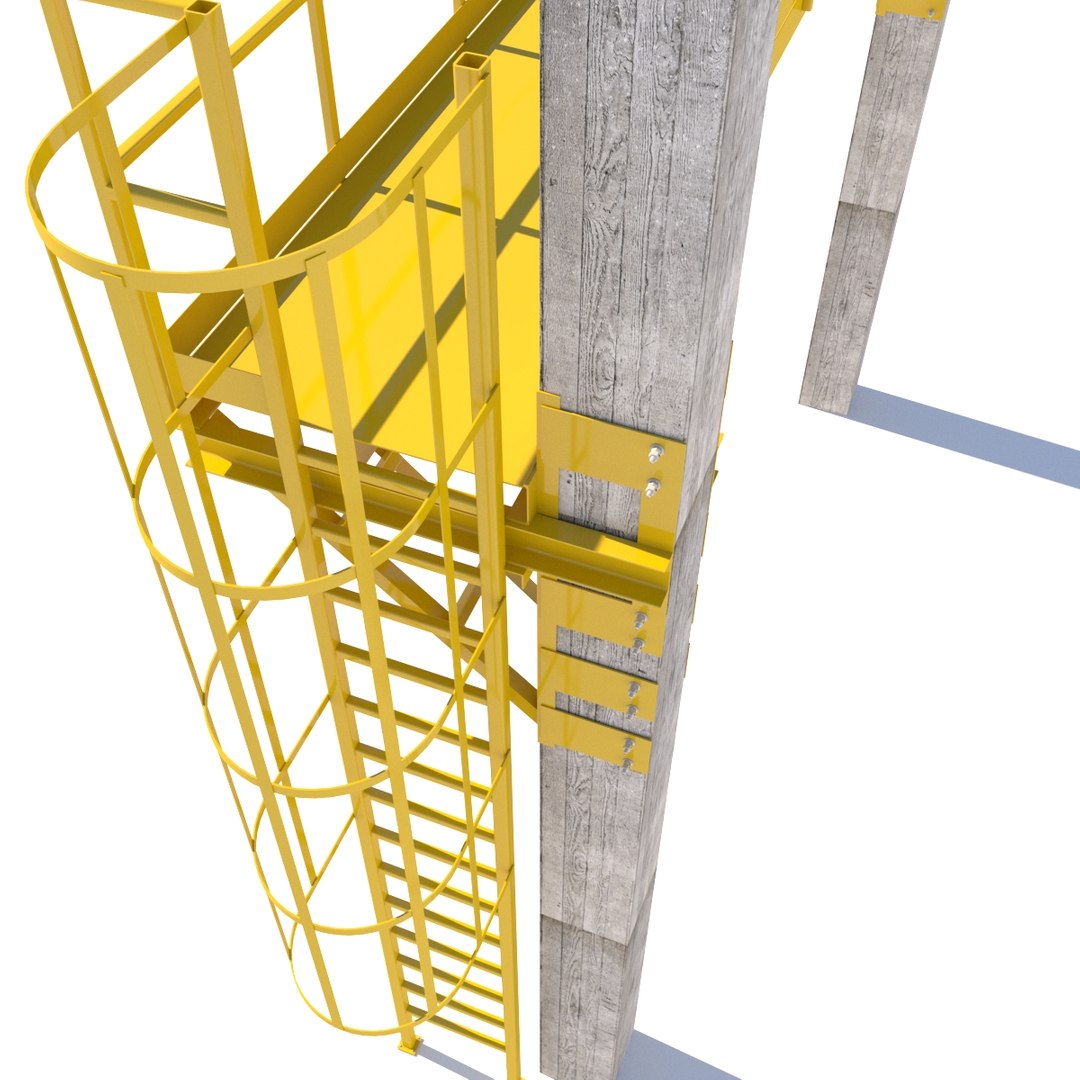 Crane service platform 3D model - TurboSquid 1299478