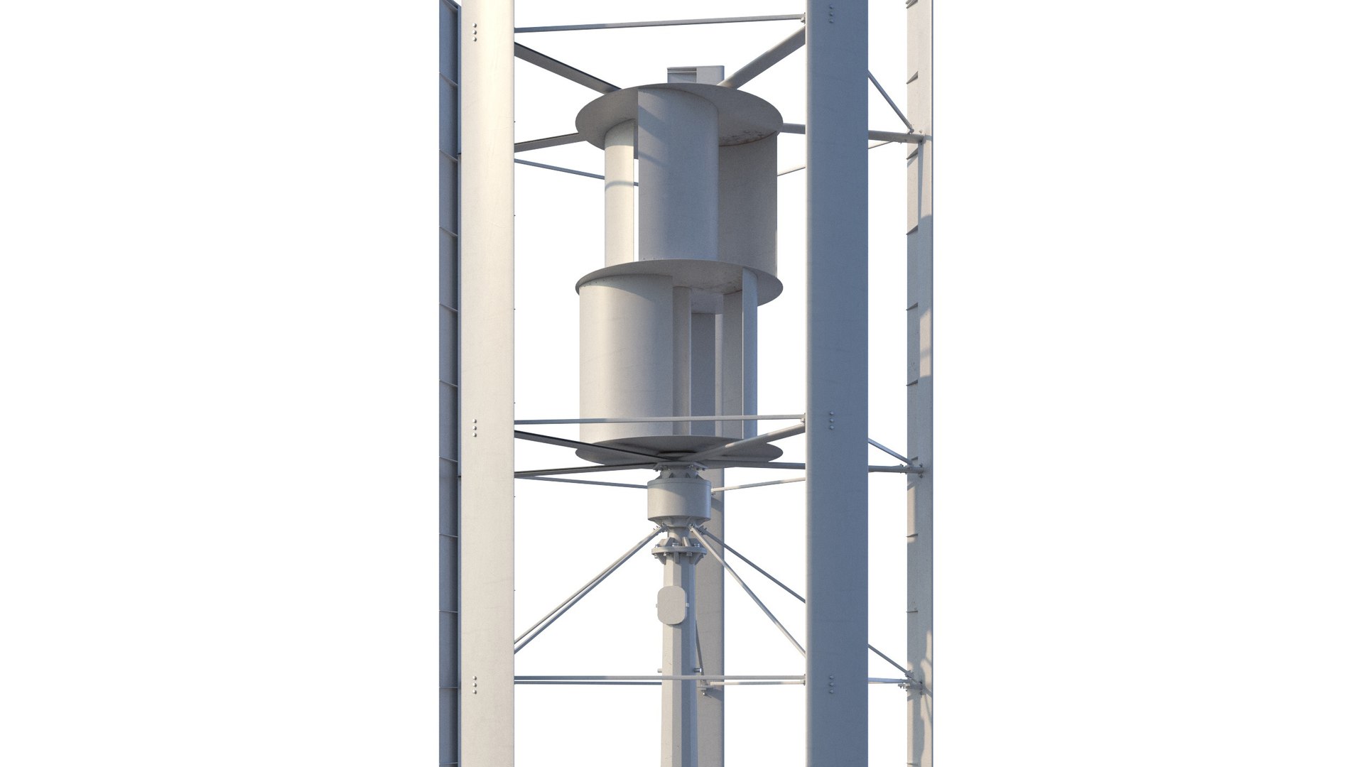 3D Vertical Wind Turbines Model - TurboSquid 1998623