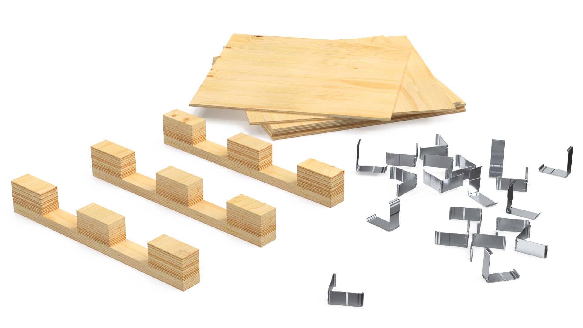 3D Wood Crate with Pallet Uline - TurboSquid 2119206