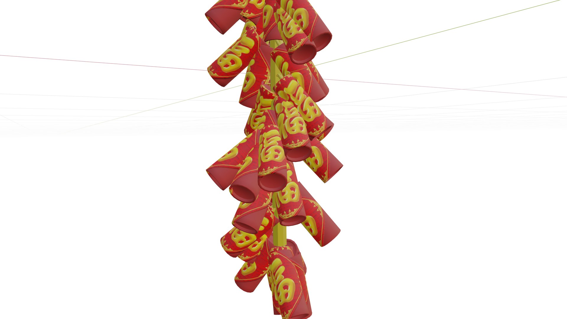 Chinese Prosperity Firecrackers model - TurboSquid 2011359