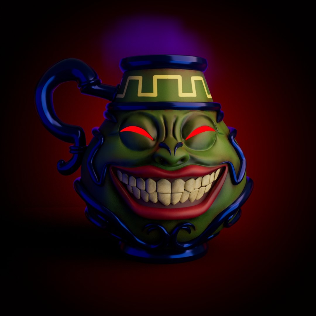 3D Pot Of Greed Yugioh Monster Card 3d Modeling Model - TurboSquid 2349380