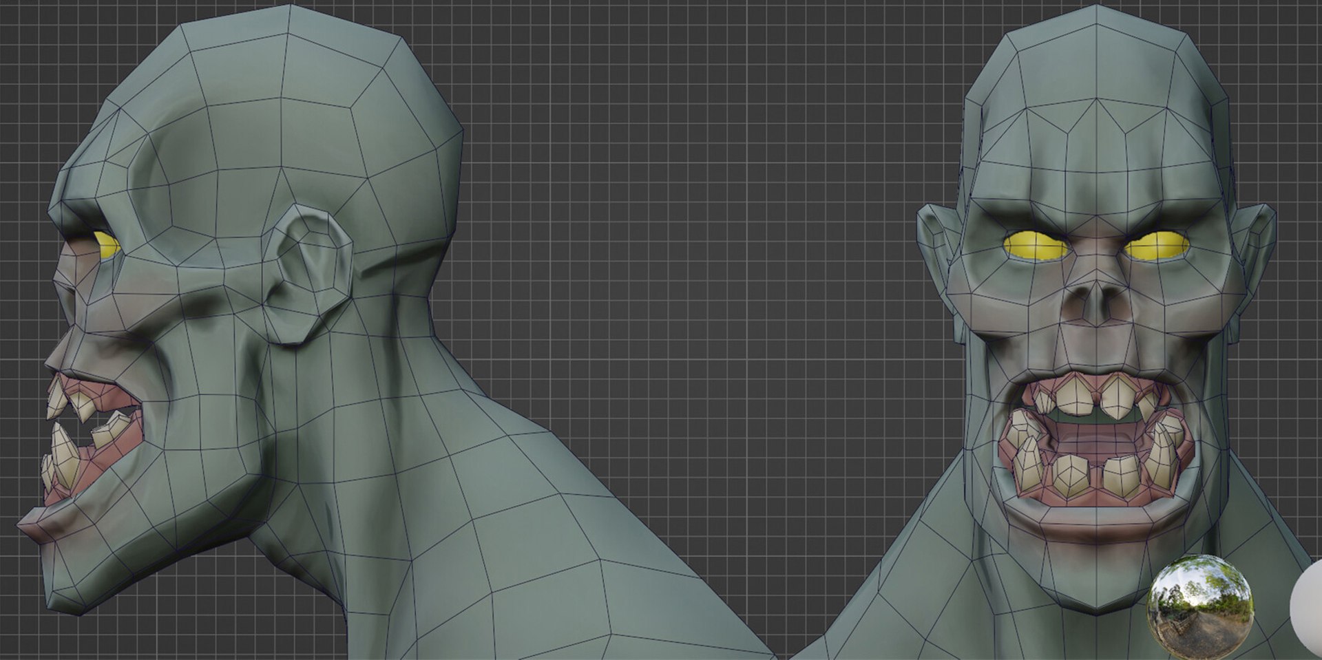 3D Ghoul Anim Rig - TurboSquid 1757517