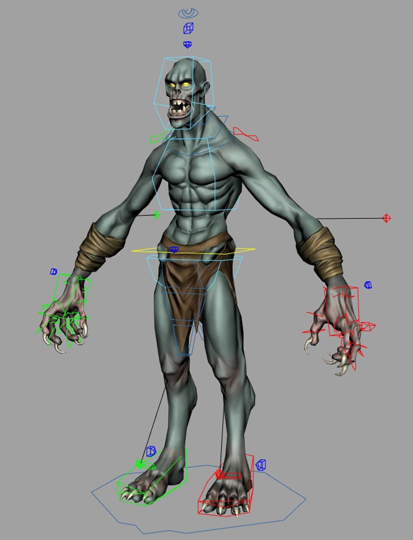 食尸鬼动画装备3D模型 - TurboSquid 1757517