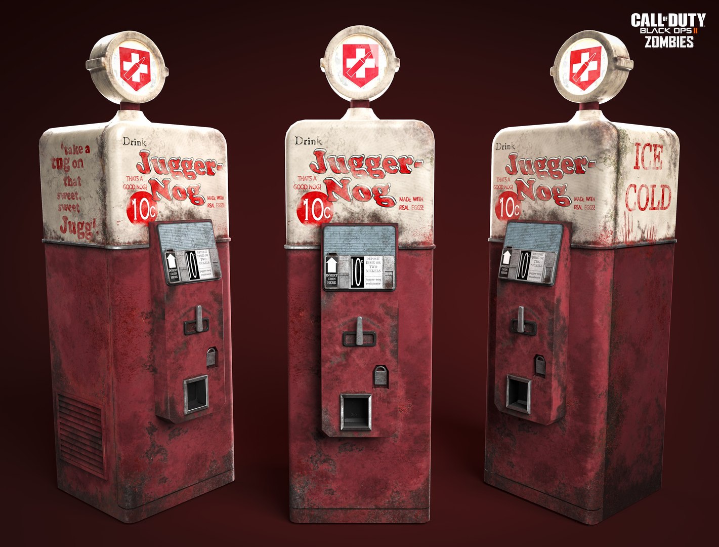 3D Call Of Duty Black Ops II Perk-a-Cola Machines Pack - TurboSquid 2286016