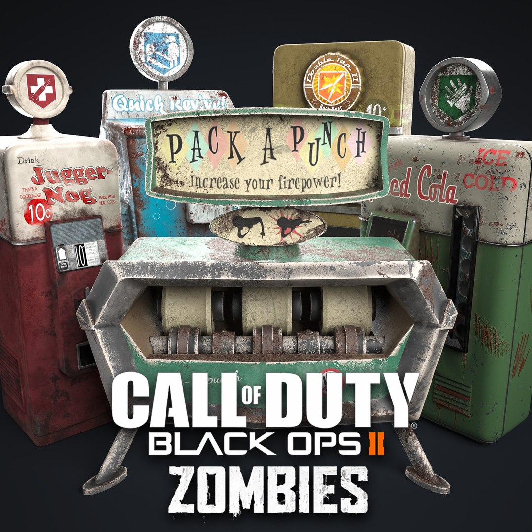 3D Call Of Duty Black Ops II Perk-a-Cola Machines Pack - TurboSquid 2286016