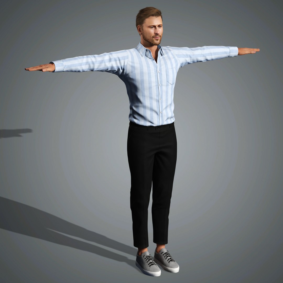 Glen Powell Character Model - TurboSquid 2396292