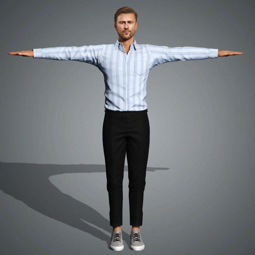 Glen Powell Character Model - TurboSquid 2396292