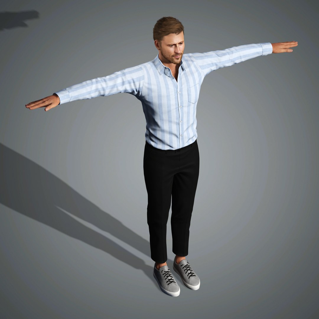 Glen Powell Character Model - TurboSquid 2396292