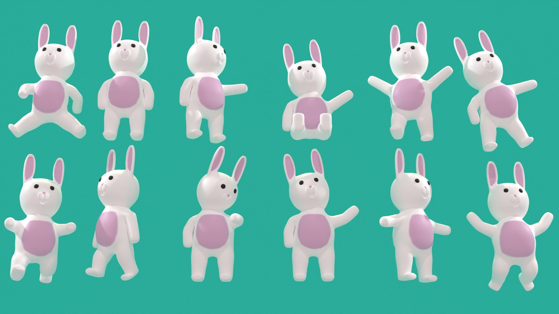 Rabbit Model - TurboSquid 1898006