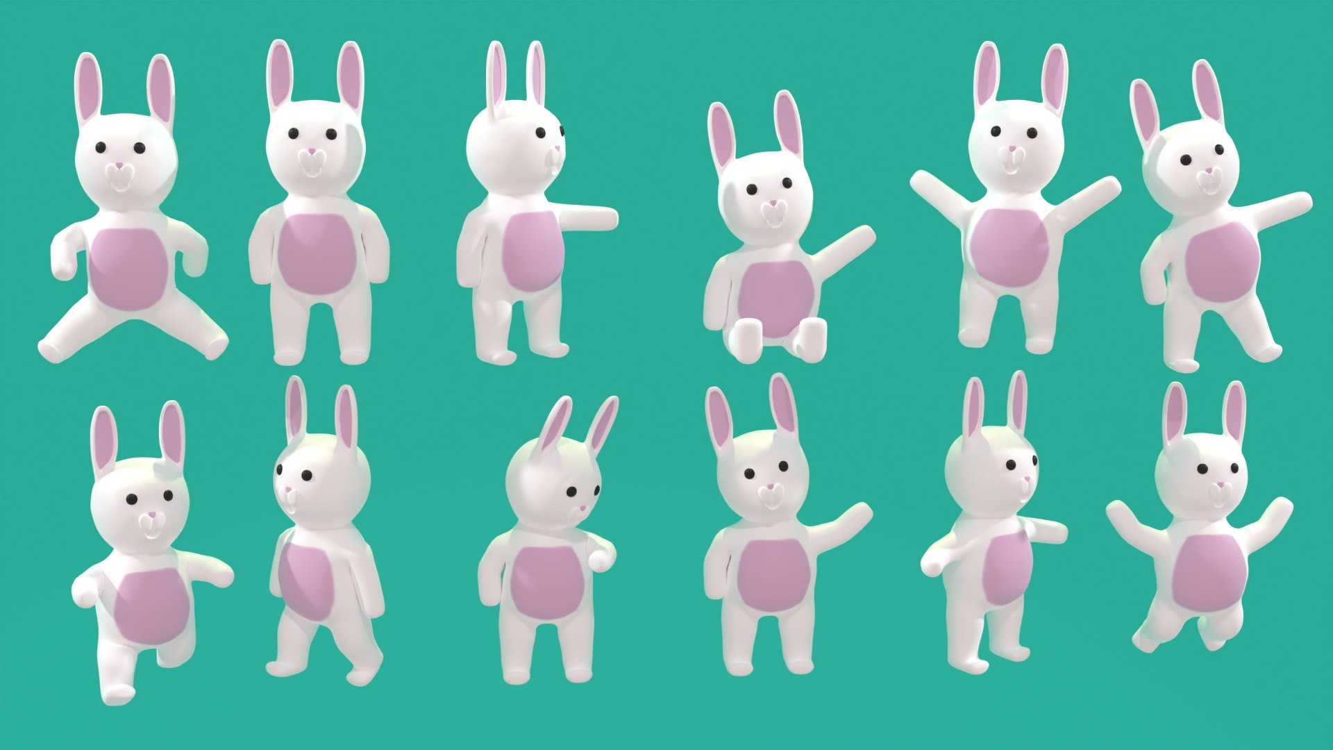 Rabbit Model - TurboSquid 1898006