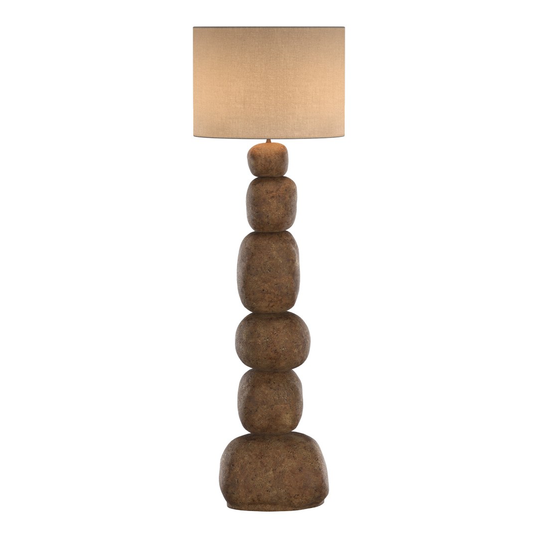 3D Stacked Pebble Floor Lamp - TurboSquid 2367387