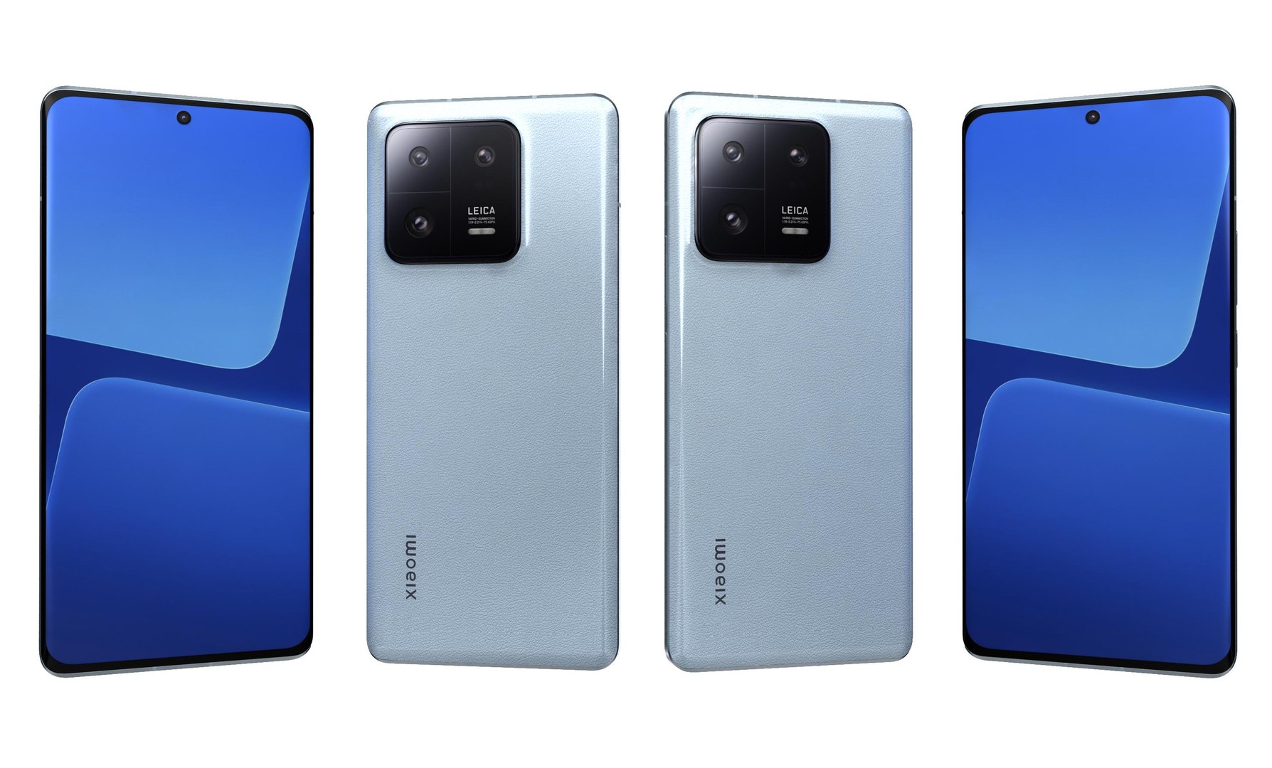 3D Xiaomi 13 Pro Blue Model - TurboSquid 2019487