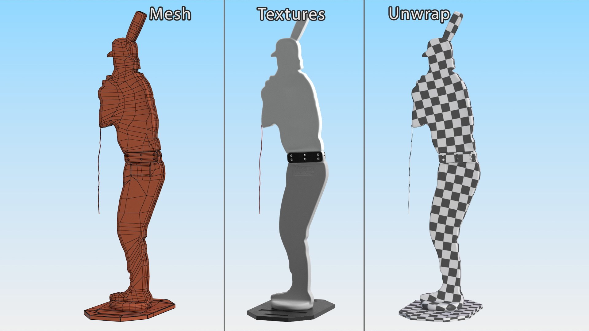 Baseball Pitching Dummy White 3D - TurboSquid 2244932