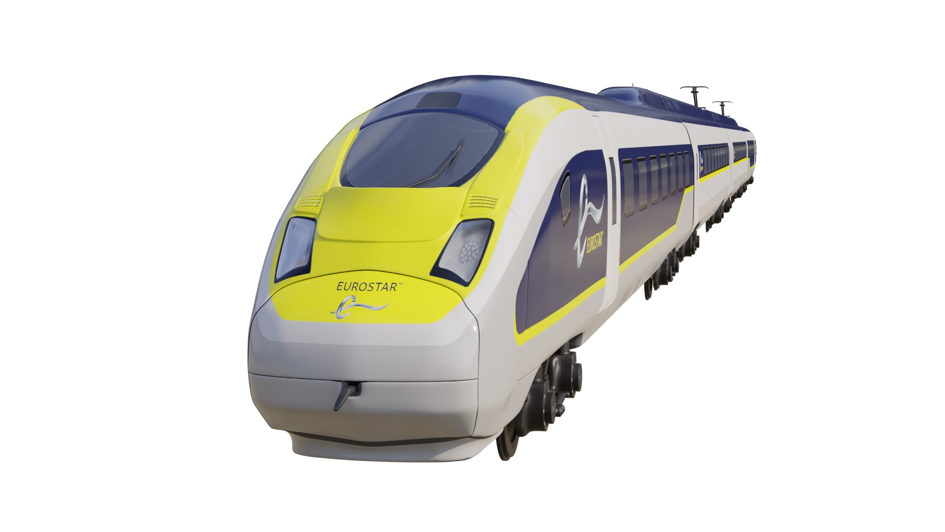 Realistic Siemens Velaro Eurostar 3D Model - TurboSquid 1447766