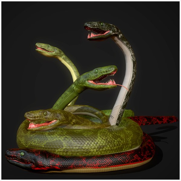 snake viper 3d model