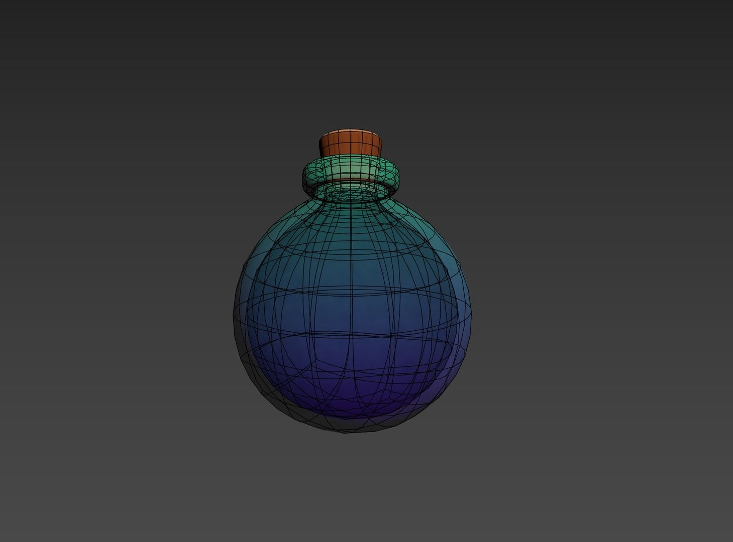 3D Potion Bottle - TurboSquid 2326055