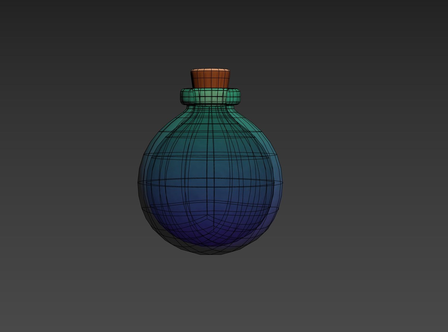 3D Potion Bottle - TurboSquid 2326055