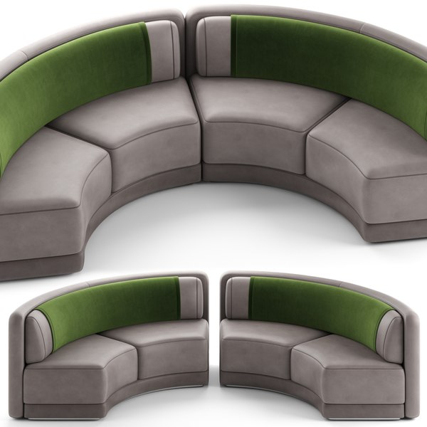 MD Round Sofa 004 3D model - TurboSquid 1783301