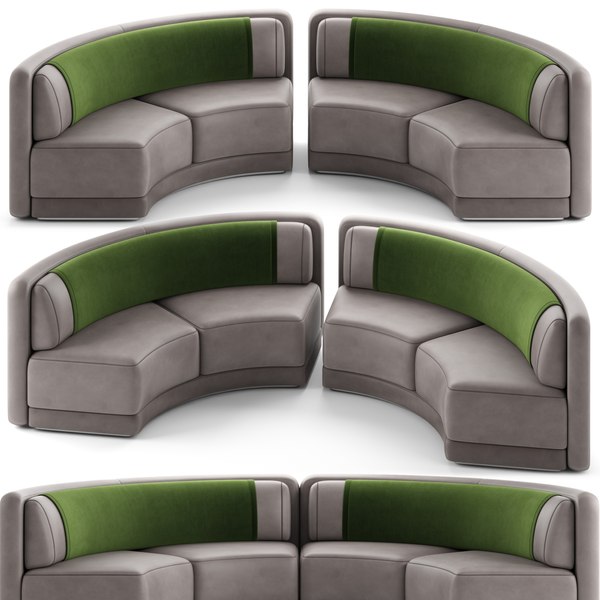MD Round Sofa 004 3D model - TurboSquid 1783301