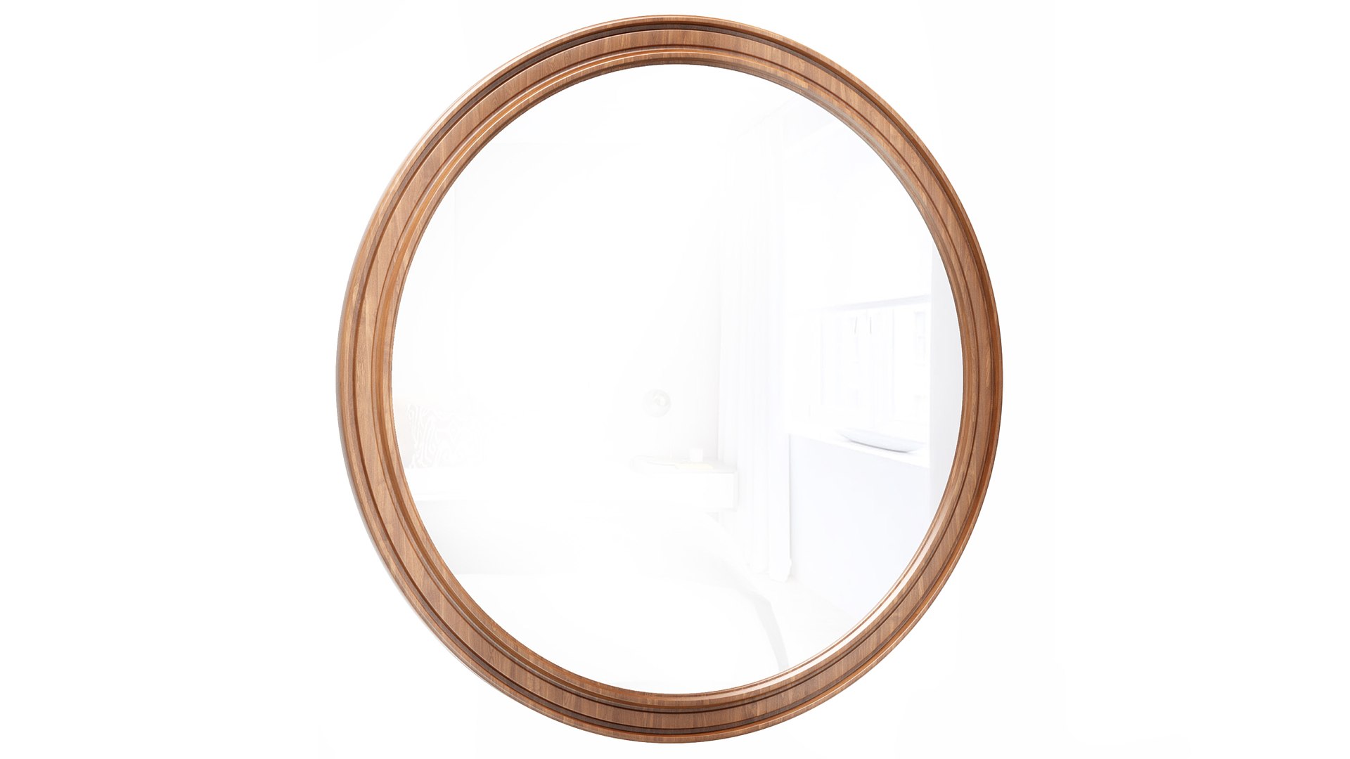 Mirror In A Wooden Frame GZ-M1023 3D Model - TurboSquid 2020816