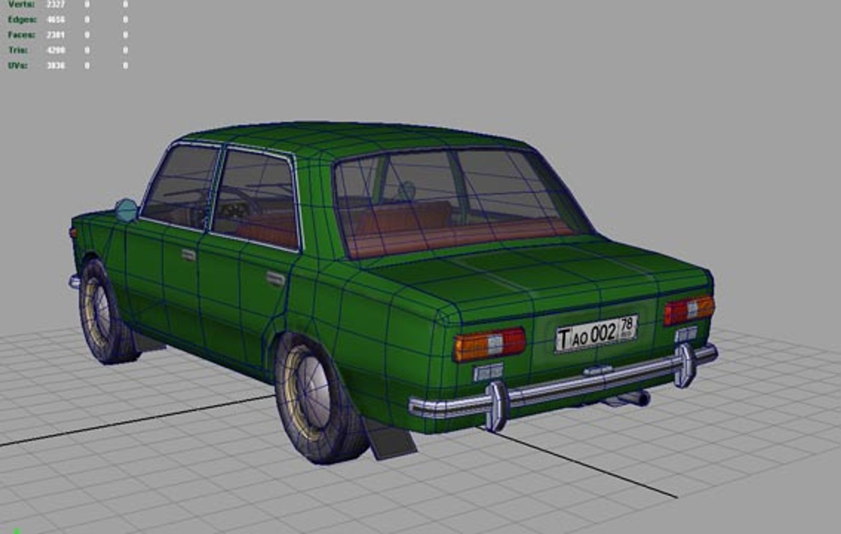 Vaz 2101 3d Model