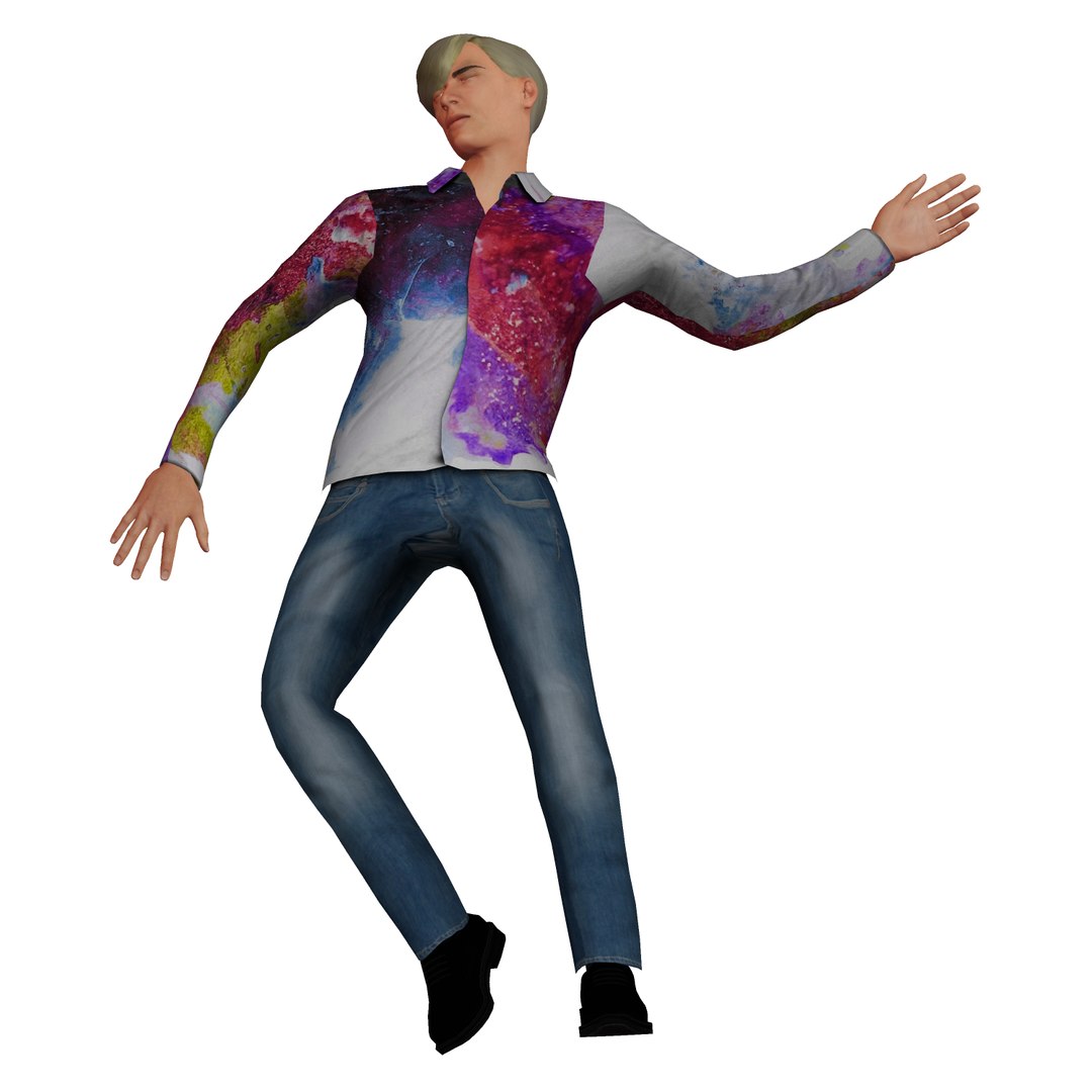 Just white dude 3D model - TurboSquid 1565699