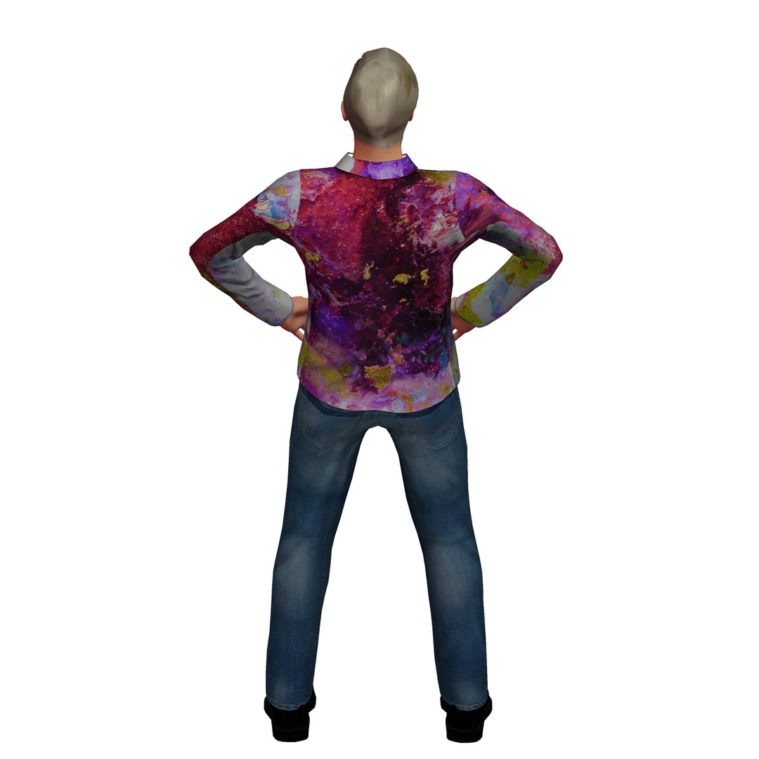 Just white dude 3D model - TurboSquid 1565699