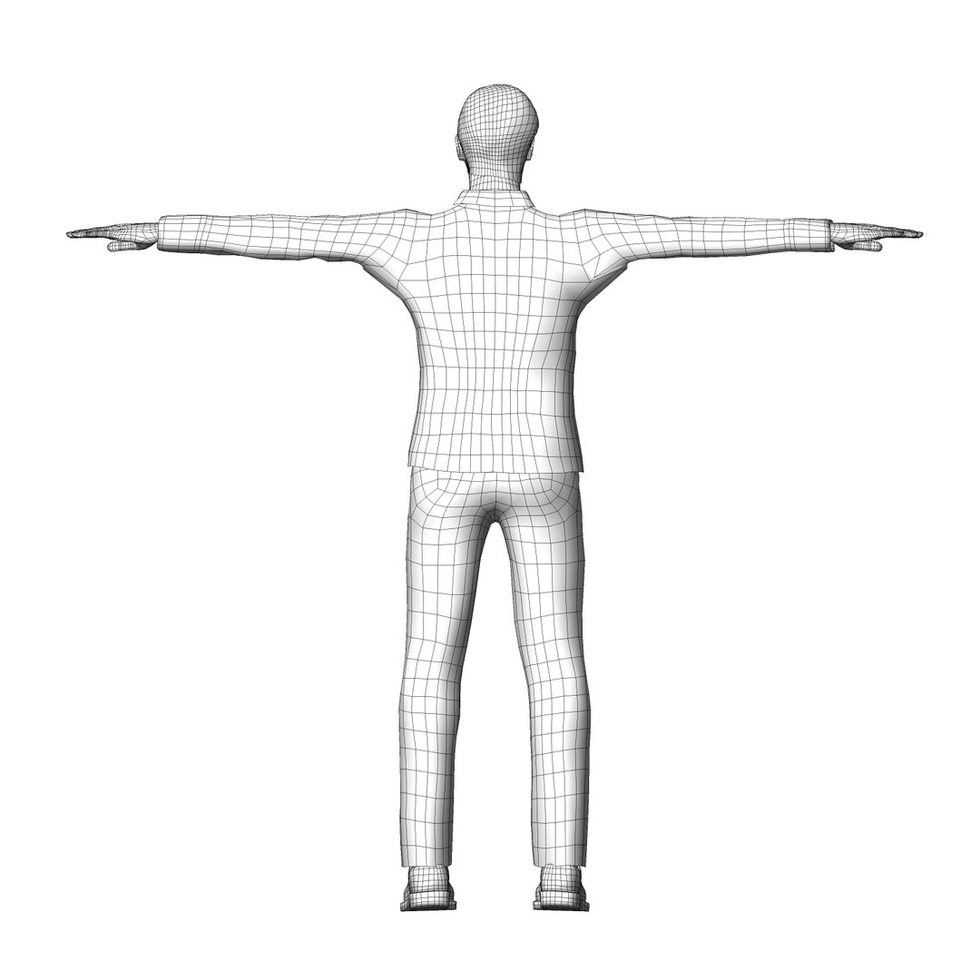 Just white dude 3D model - TurboSquid 1565699
