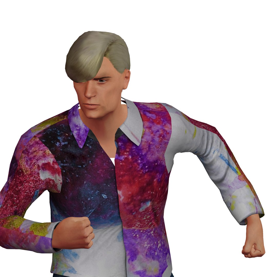 Just white dude 3D model - TurboSquid 1565699