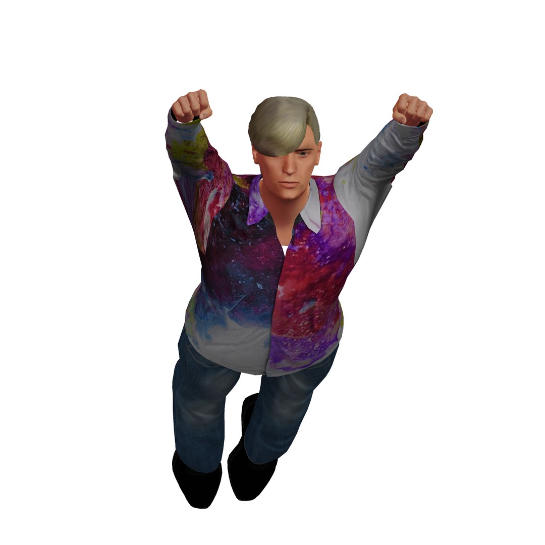 Just white dude 3D model - TurboSquid 1565699