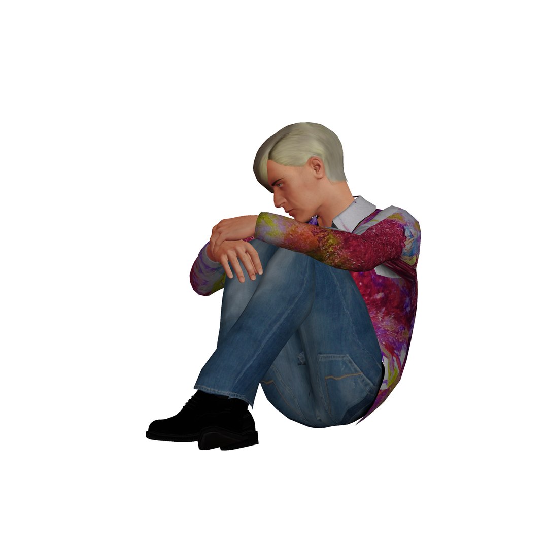 Just white dude 3D model - TurboSquid 1565699