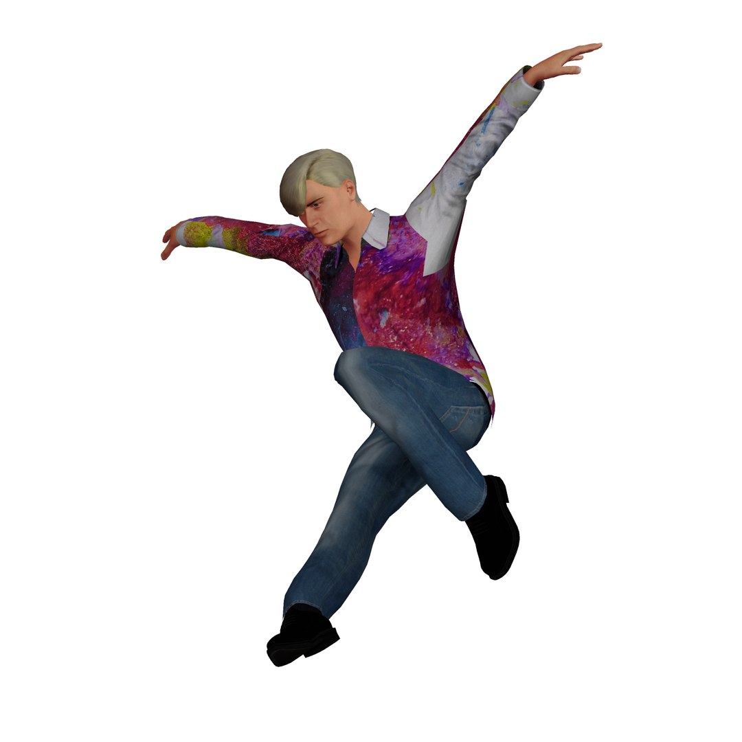 Just white dude 3D model - TurboSquid 1565699