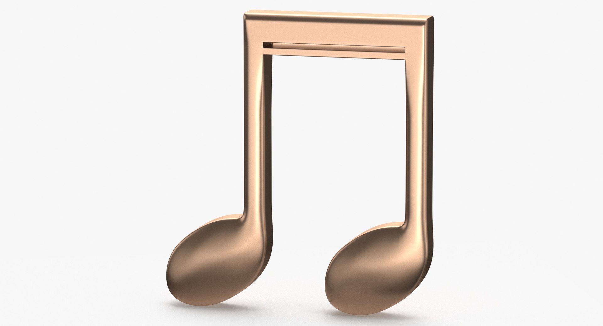 3D Quavers Eighth Note - TurboSquid 2019581