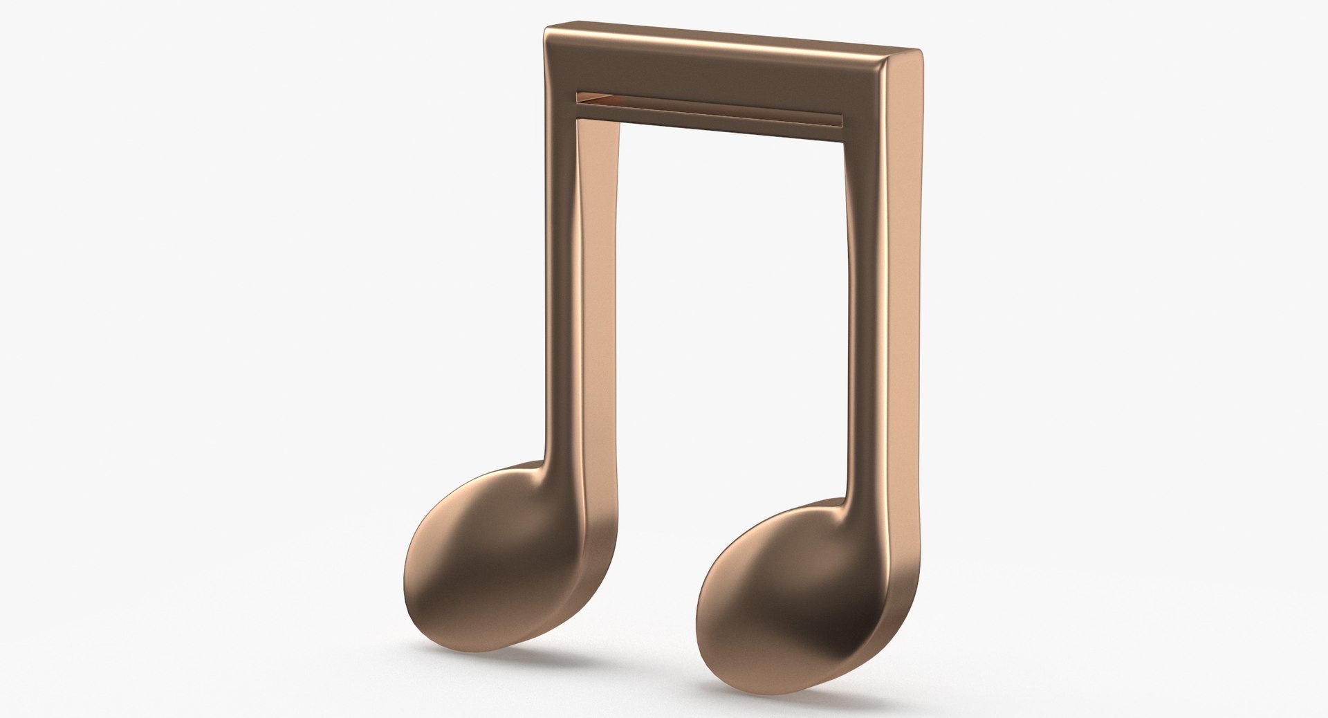 3D Quavers Eighth Note - TurboSquid 2019581