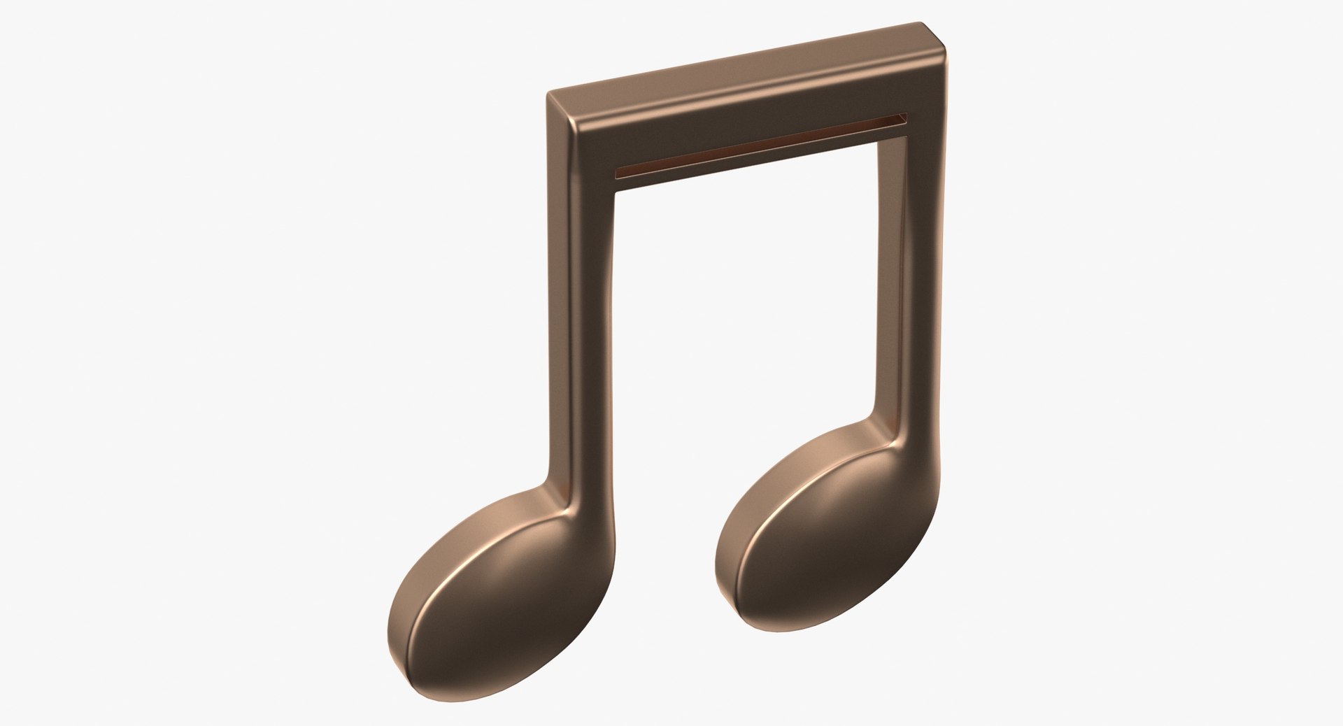 3D Quavers Eighth Note - TurboSquid 2019581