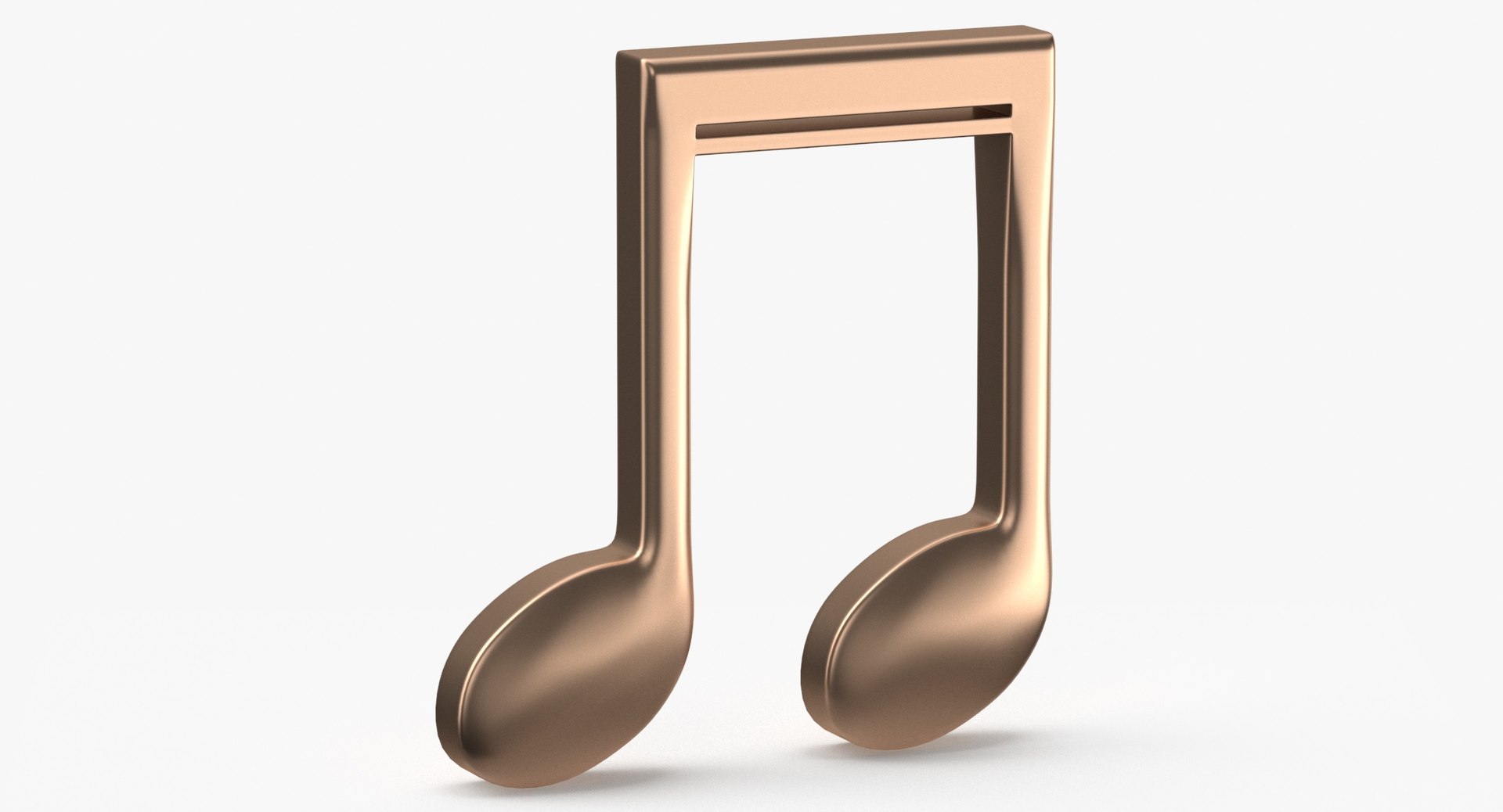 3D Quavers Eighth Note - TurboSquid 2019581