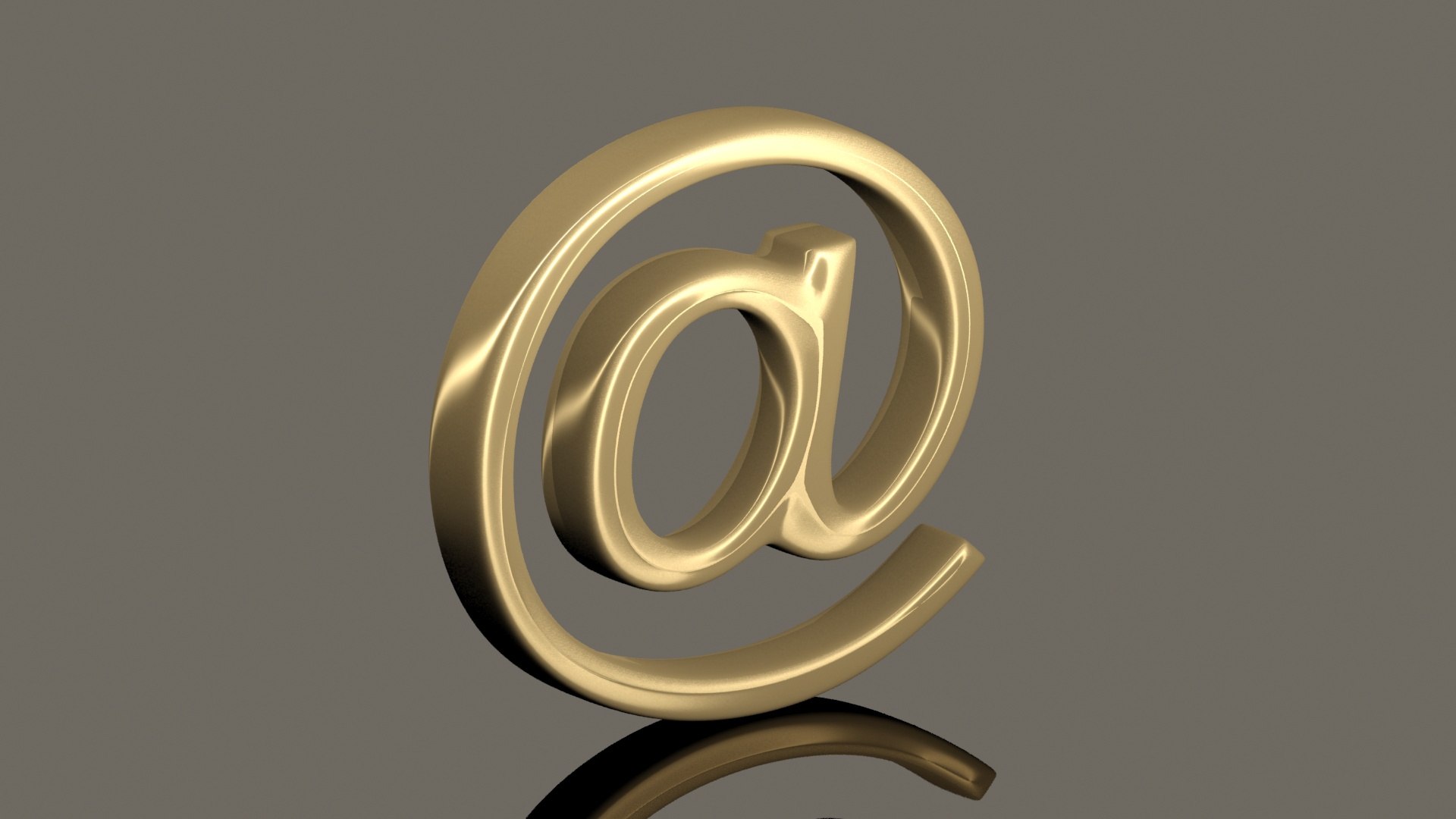 3D email symbol modeled model - TurboSquid 1306465
