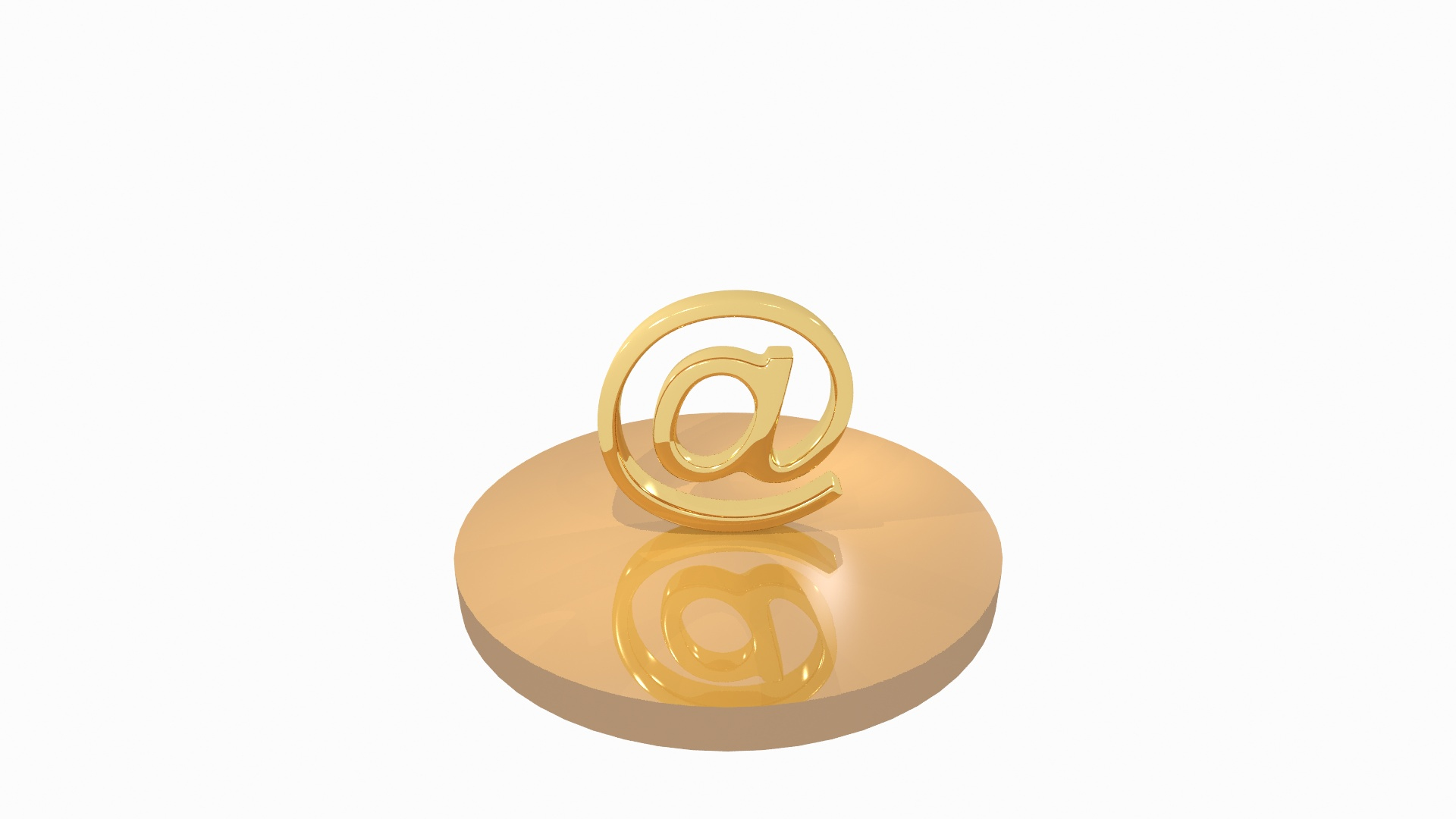 3D email symbol modeled model - TurboSquid 1306465