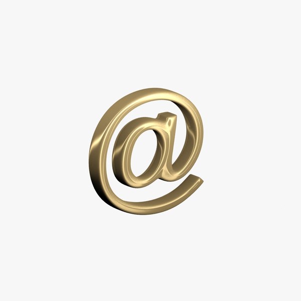 3D email symbol modeled model - TurboSquid 1306465