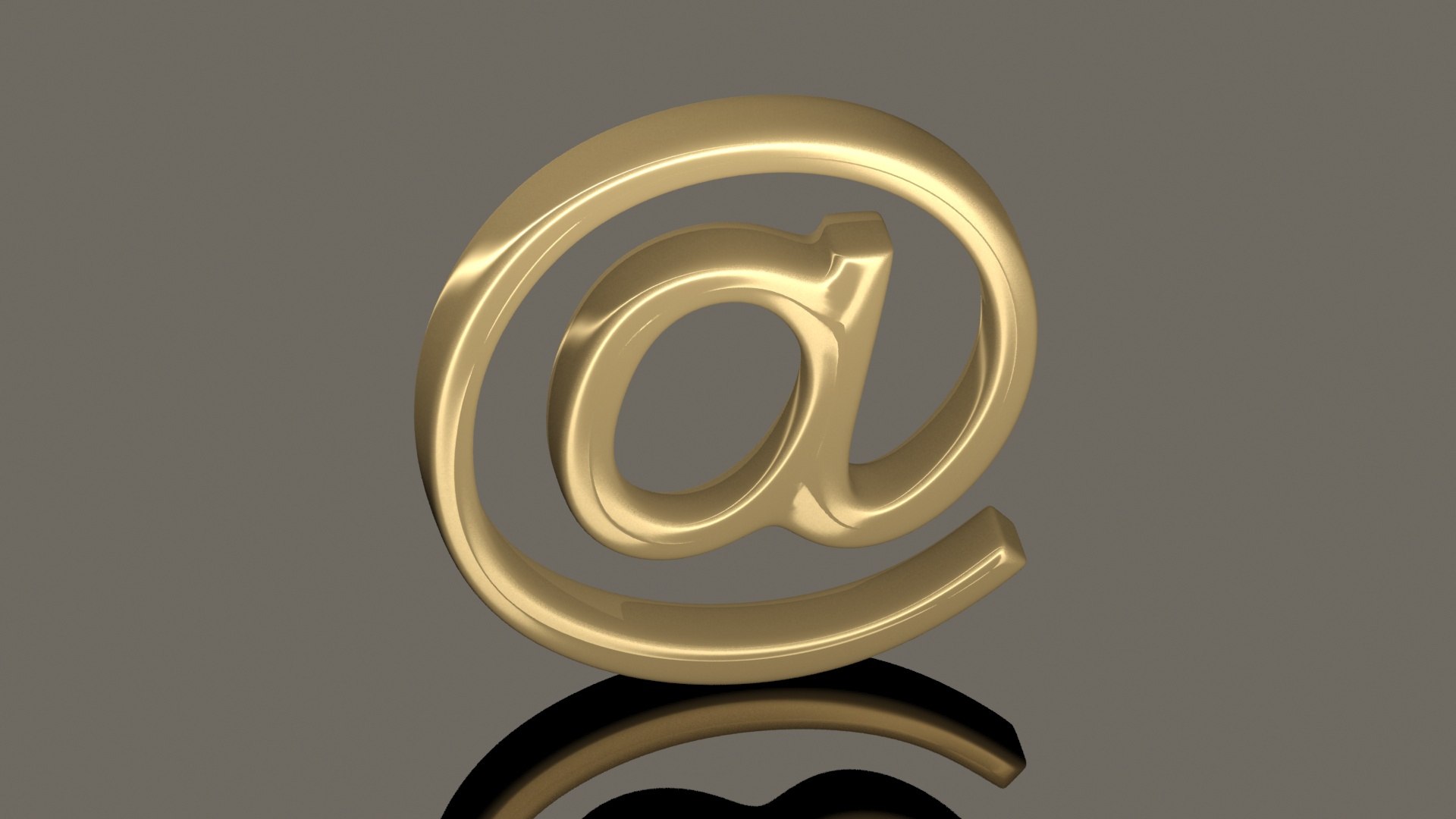 3D email symbol modeled model - TurboSquid 1306465